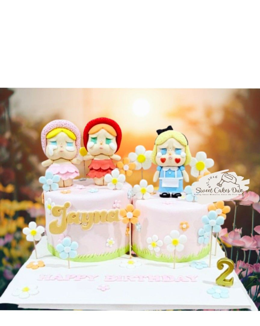 Pop Mart Cry Baby Cake, Food & Drinks, Homemade Bakes on Carousell