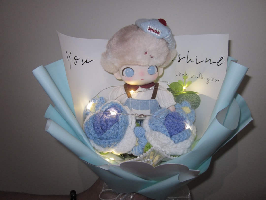 POP MART DIMOO Crush on Coffee Plush Bouquet, Hobbies & Toys, Toys ...