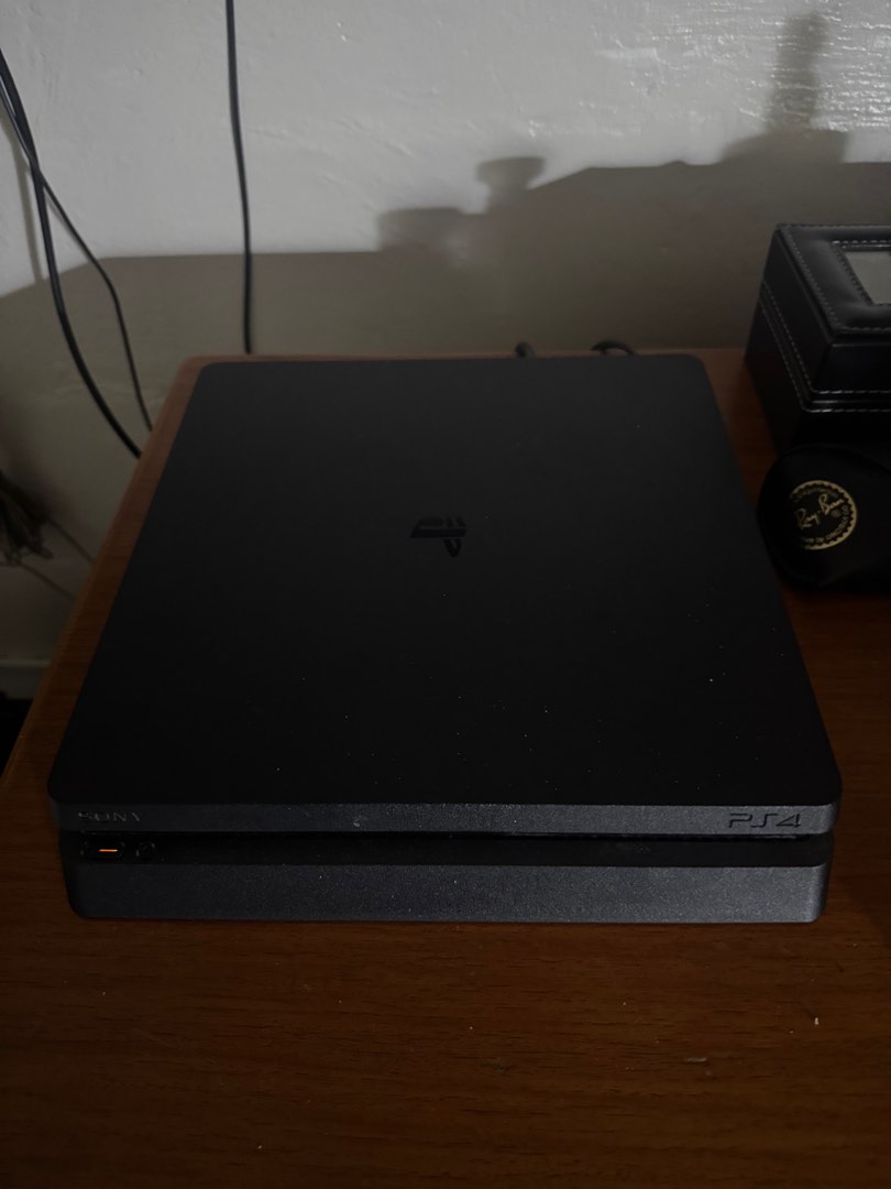 PS4 Slim 1TB Edition w/ 2 Controllers, Video Gaming, Video Game ...