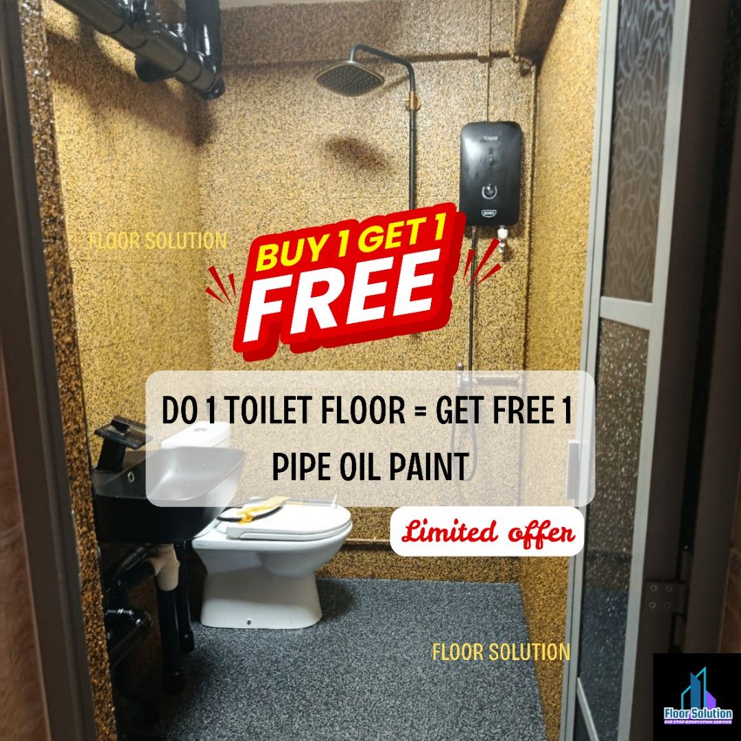 Overlay Kitchen Epoxy|Waterproofing|Free Grouting|Pebbles Epoxy|Epoxy ...