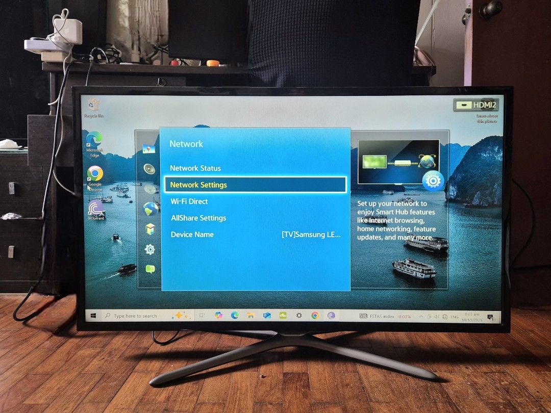 Samsung 40inch SmartTV (ScreenMirror, HDMI, USB, RGB, VGA), TV & Home ...