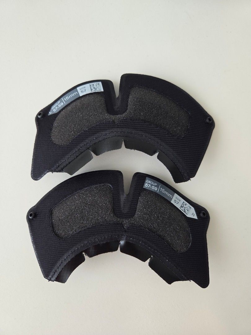 Schuberth C5 / E2 / Concept headliner side pads - 15mm, Motorcycles ...