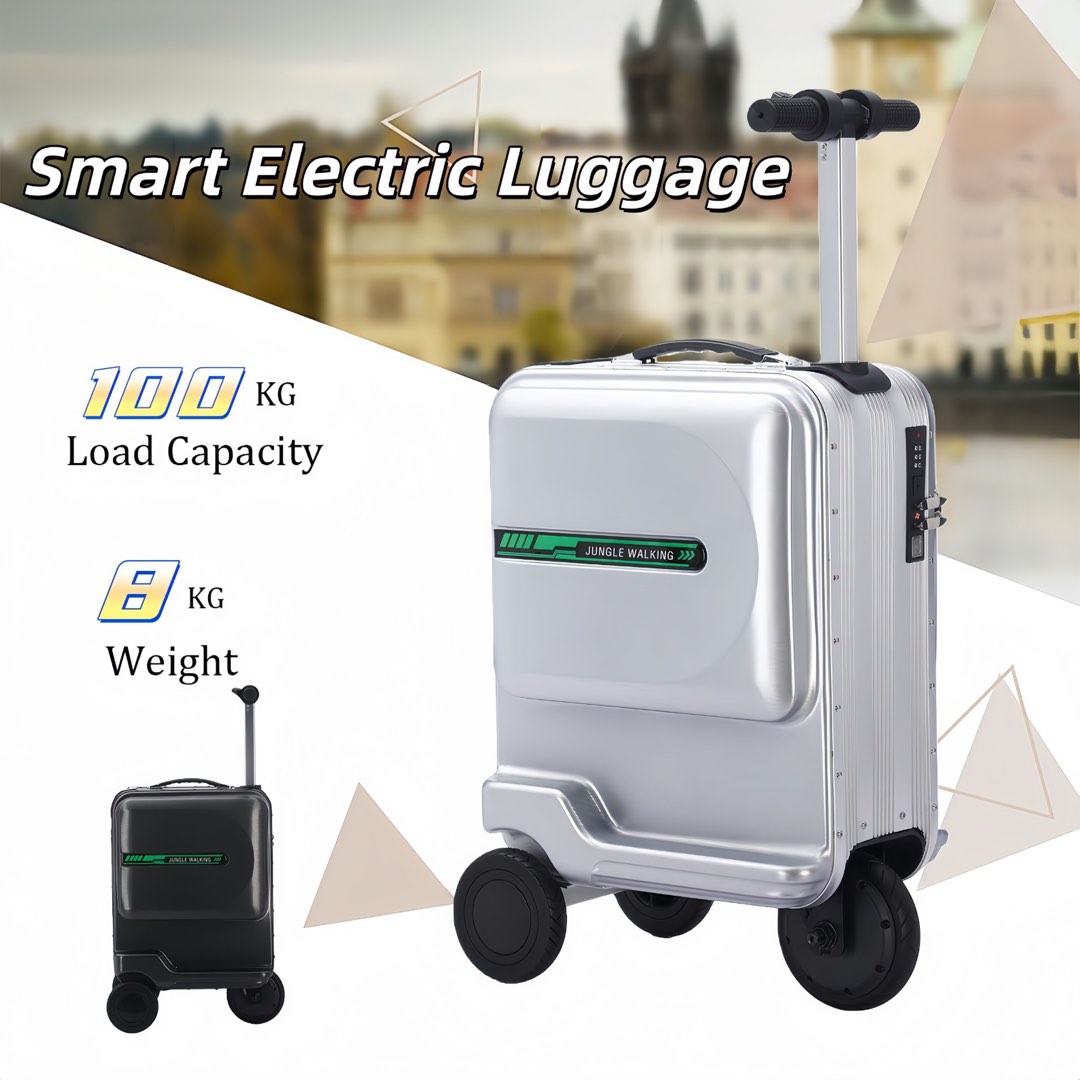 Smart Electric Luggage 20" Auto-Follow Carry-On Suitcase, Ride-On ...
