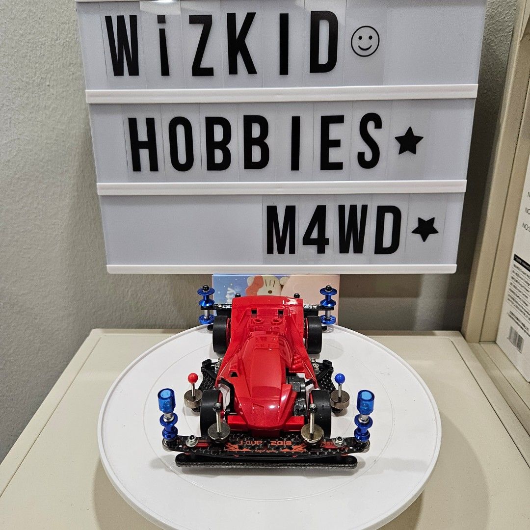 Tamiya Mini 4WD Ready to Race Cars - Strato Vector (Red) (CFM Chassis ...