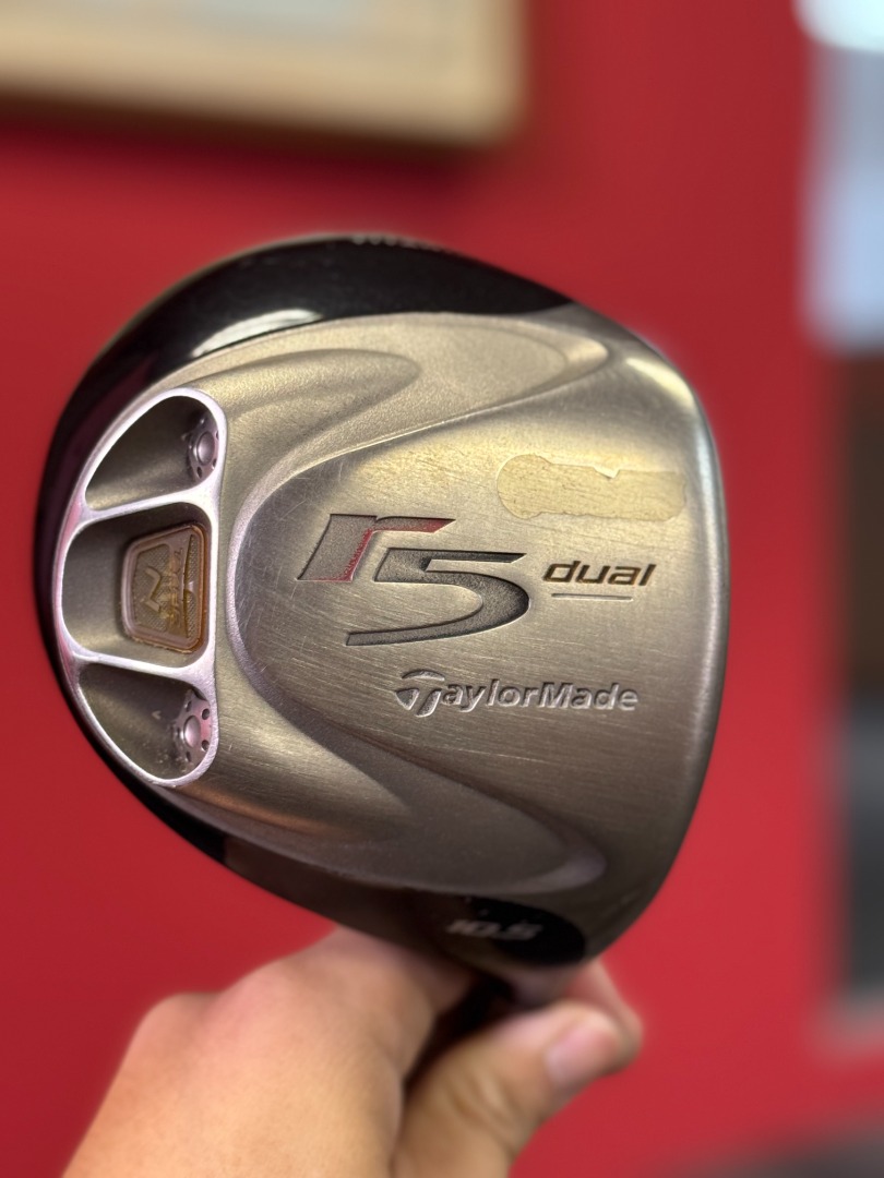 TaylorMade R5 Dual gold driver, Sports Equipment, Sports & Games, Golf ...