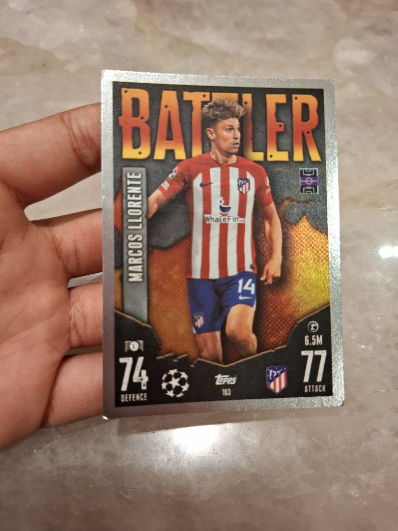 Topps Match Attax Marcos Llorente Trading Card, Hobbies & Toys, Toys ...