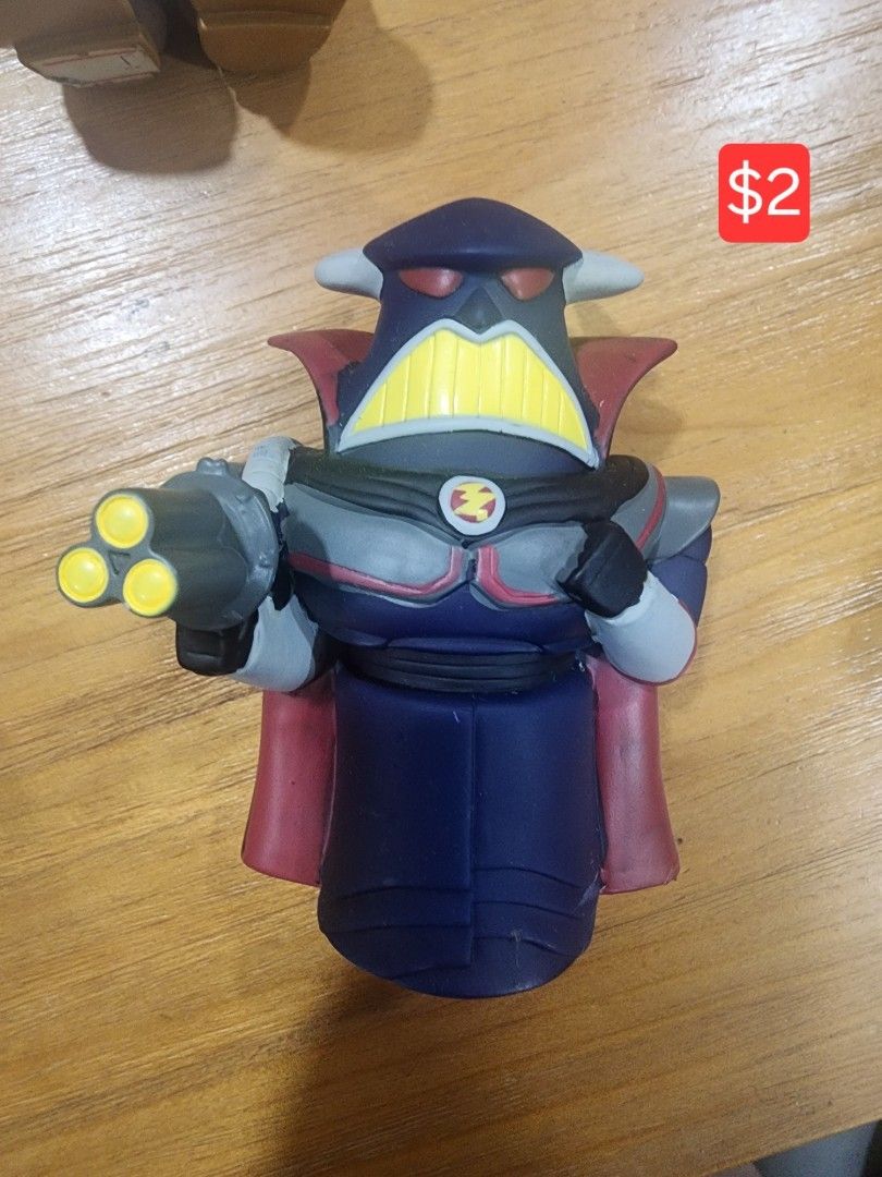Toy Story Zurg Figure & Fire Mario Fugure, Hobbies & Toys, Toys & Games ...