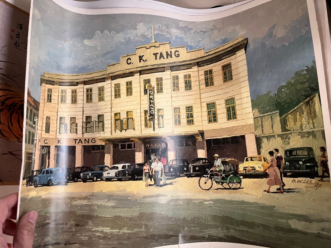 Vintage C.K. Tang Painting by B.W. Lee, Furniture & Home Living, Home ...