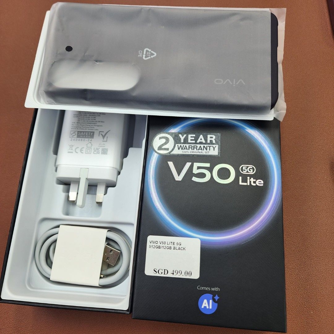 Vivo V50 Lite 5G 512GB Phantom Black, Mobile Phones & Gadgets, Mobile ...