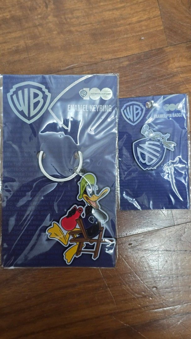 Warner Bros Keychain and Pin, Everything Else on Carousell