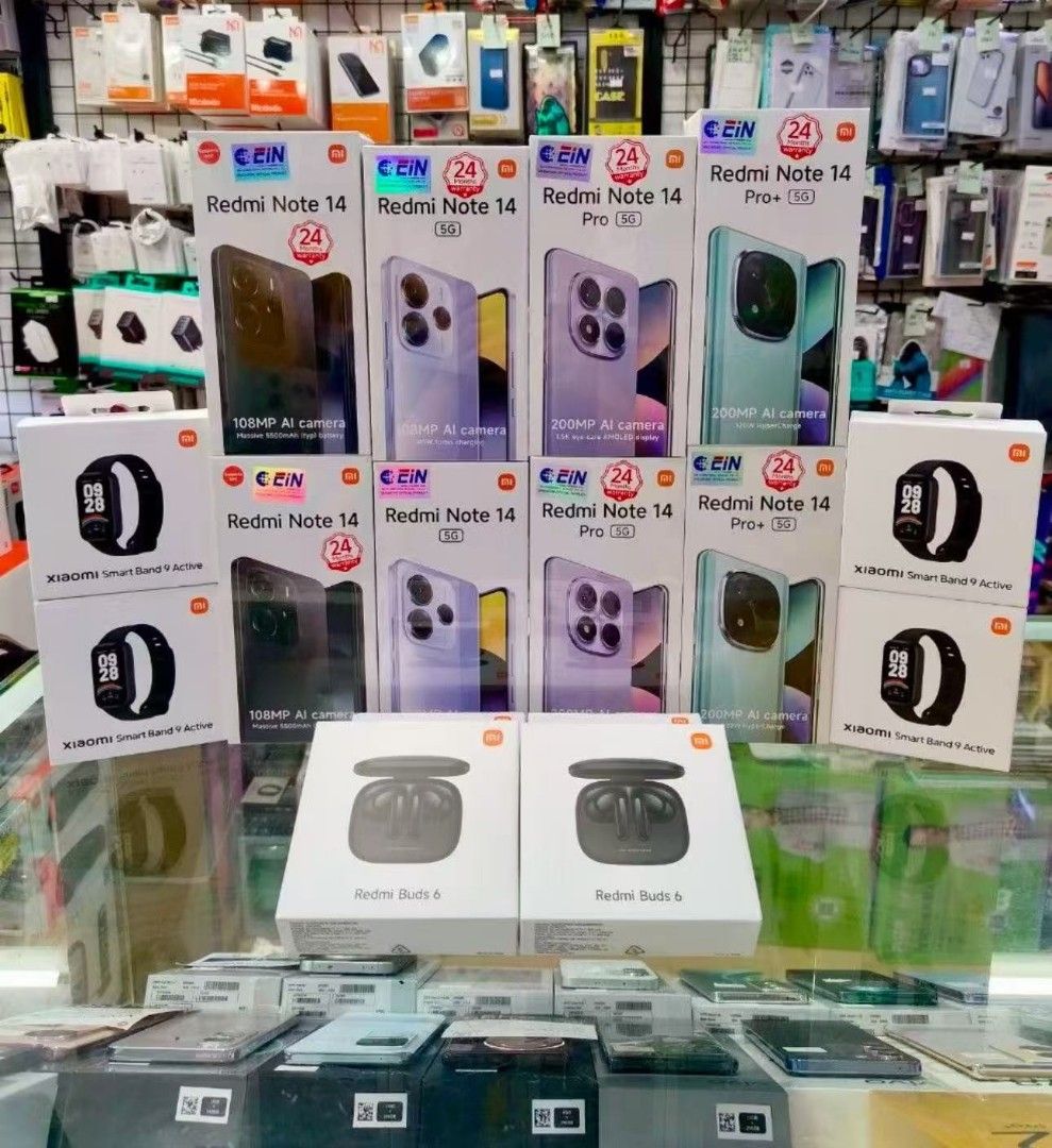 Xiaomi Redmi Note 14 5G Series | 15 5G Series Black 512GB, Mobile ...