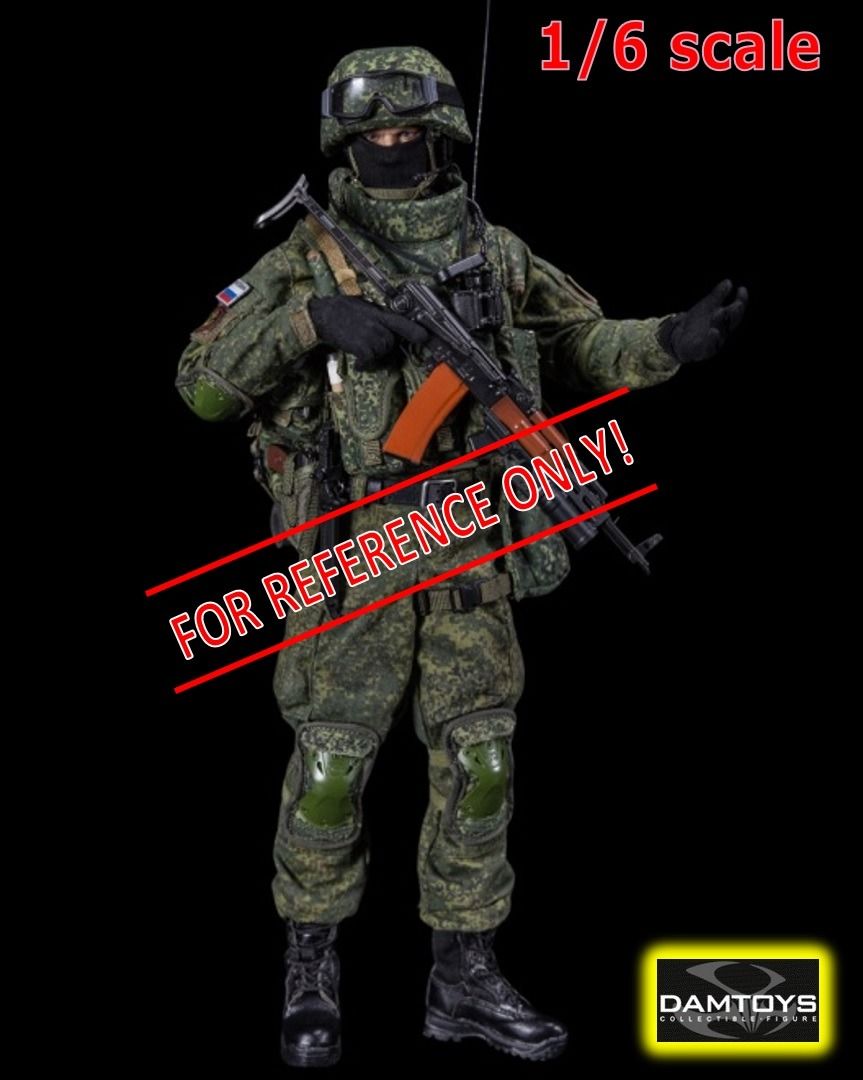 1:6 scale DAMTOYS Russian Mens 6B28 Helmet & Cover (Digital Flora ...