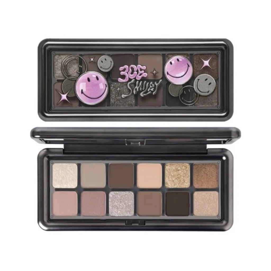 3CE Smiley New Take Eyeshadow Palette Limited Edition, Beauty ...