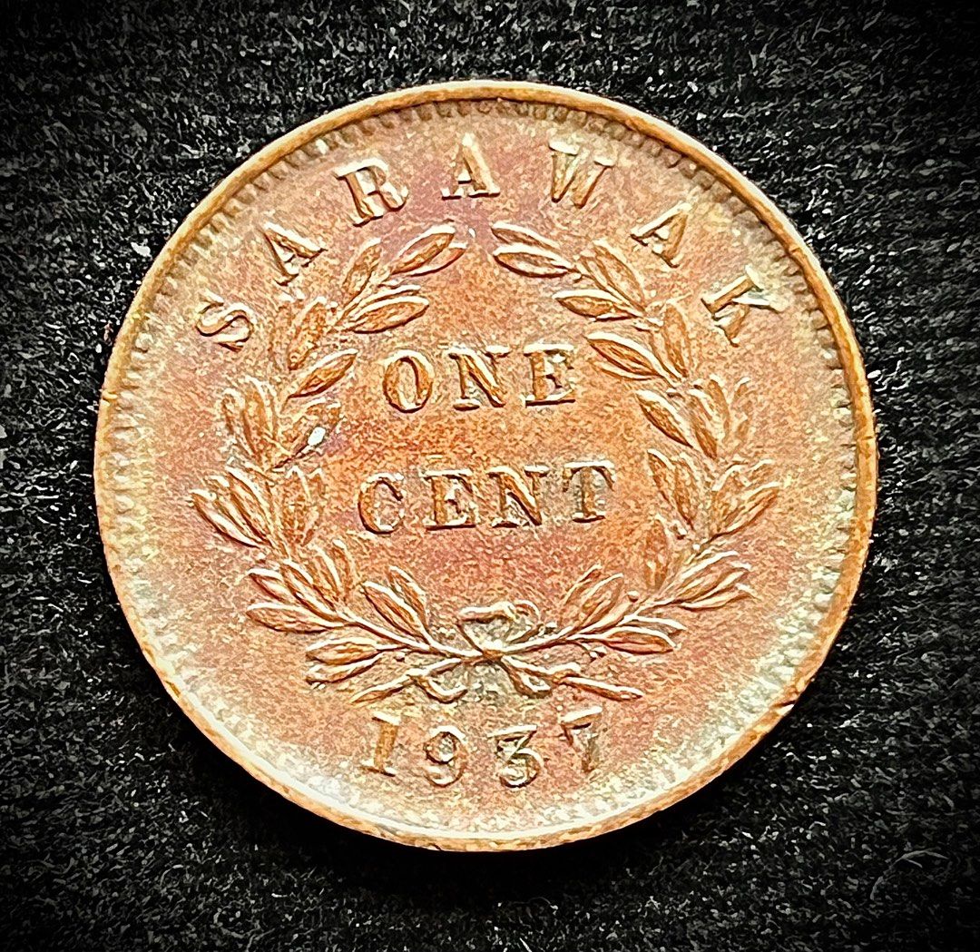 1937-H British Kingdom of Sarawak "The Last White Rajah” Charles Vyner ...
