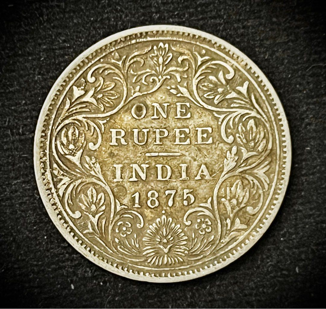 1875 Old British India Raj Princely States Queen Victoria “Gothic Crown ...