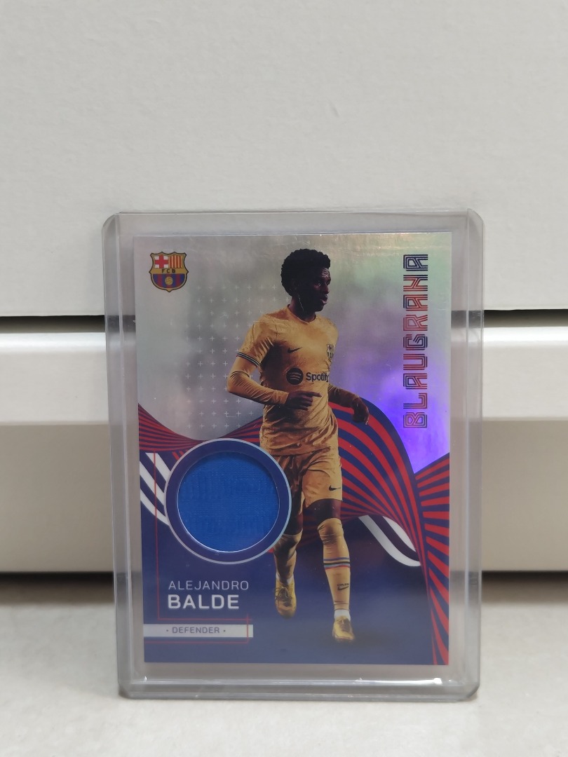 Alejandro Balde (FC Barcelona Blaugrana Relic Patch Card), Hobbies ...