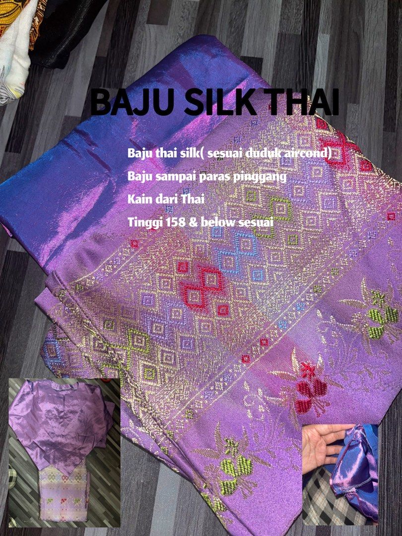BAJU SILK THAI DEFECT saiz S sesuai, Women's Fashion, Dresses & Sets ...