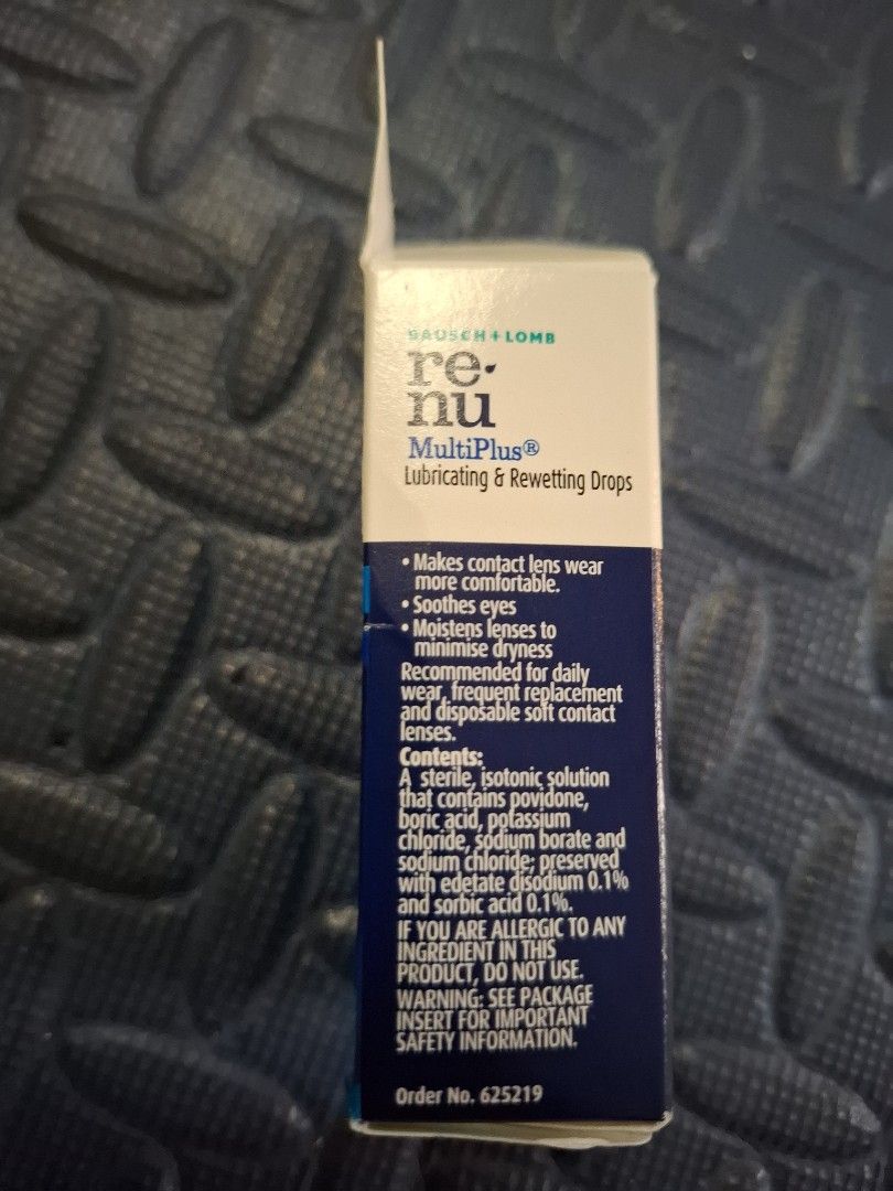 Bausch + Lomb renu MultiPlus Lubricating & Rewetting Drops 8 ml, Beauty ...