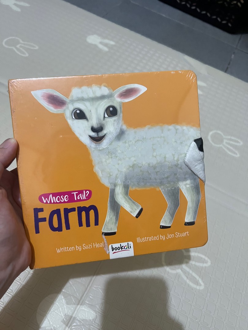 BBW NEW SEALED Buku Anak Board Book Hard Cover lebihan BBW Whose Tail ...
