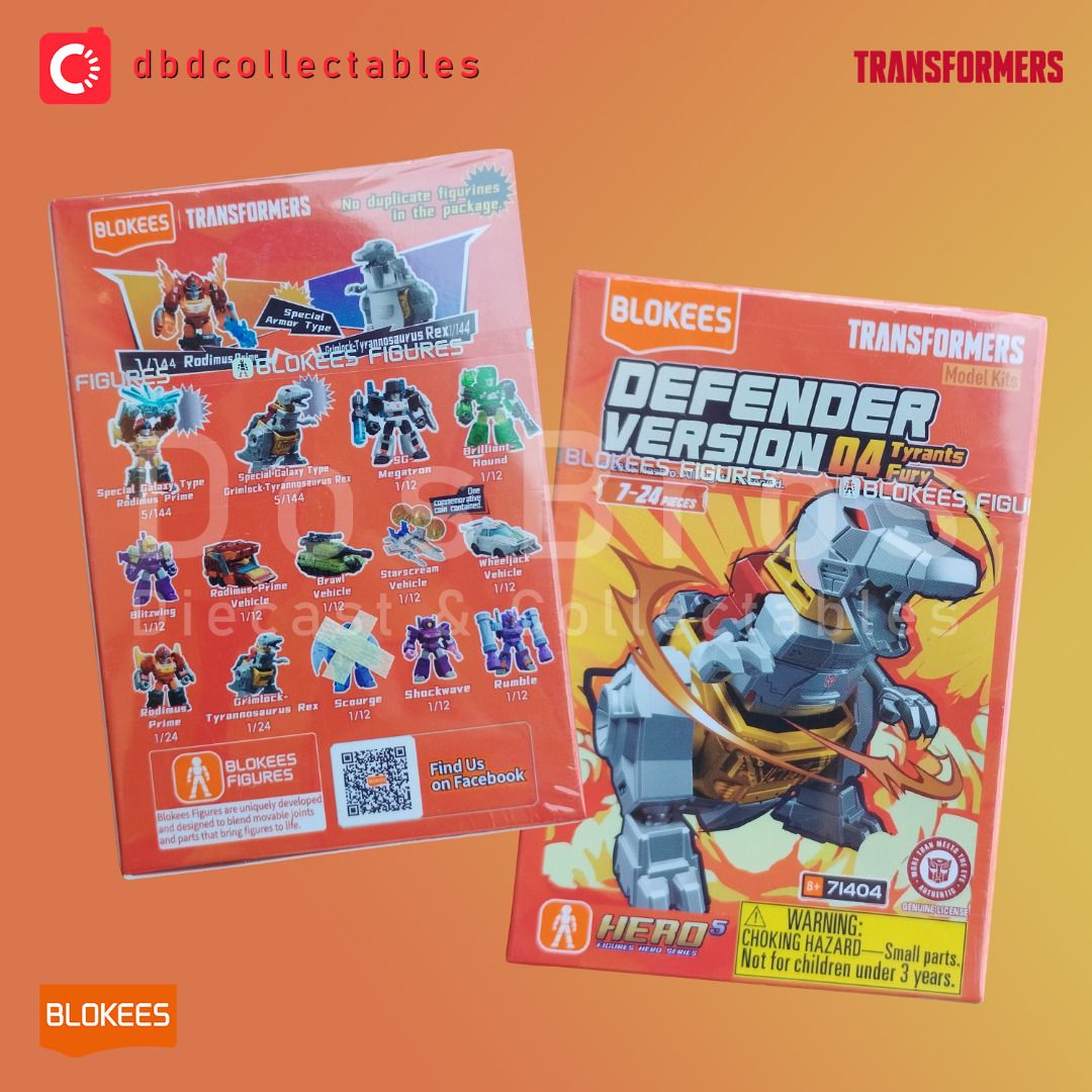 BLOKEES Transformers DEFENDER VERSION 04 Tyrants Fury 2025 SCOURGE ...