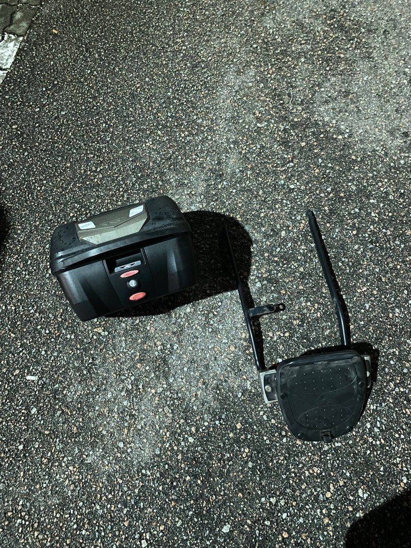Kappa Box + Givi Rack + Base Plate, Motorcycles, Motorcycle Accessories ...