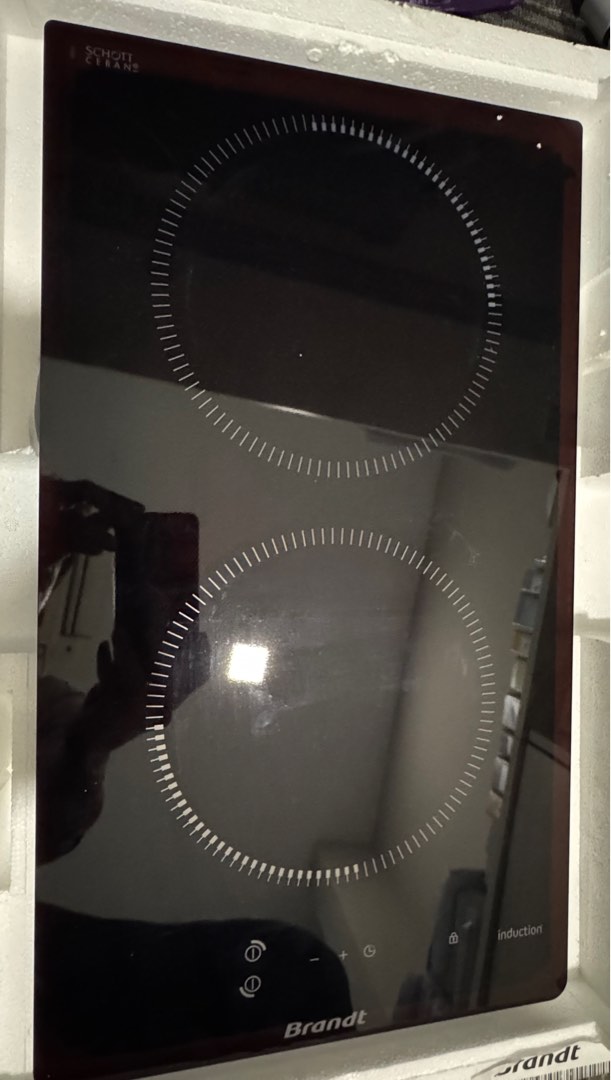 Brandt Induction hob - BPI6210B, Furniture & Home Living, Bathroom ...