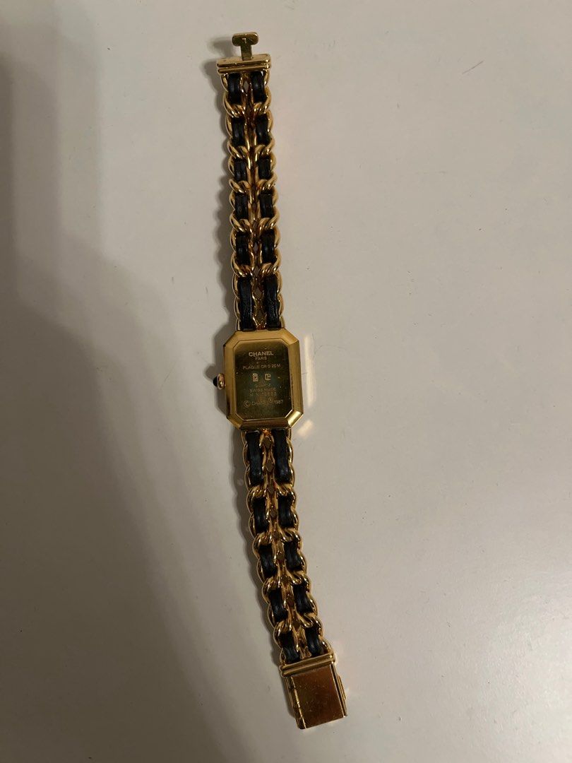 Chanel Premiere Watch - Gold and Black, Luxury, Watches on Carousell