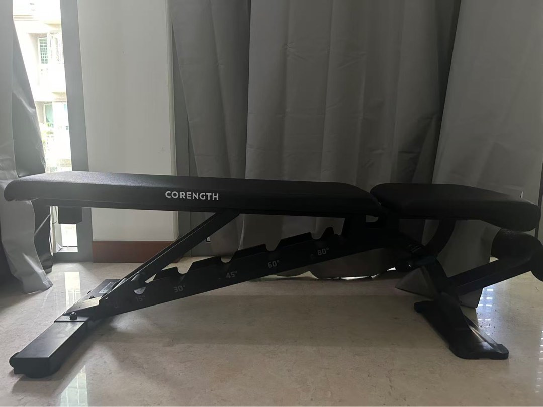Corength Adjustable Weight Bench, Sports Equipment, Exercise & Fitness ...