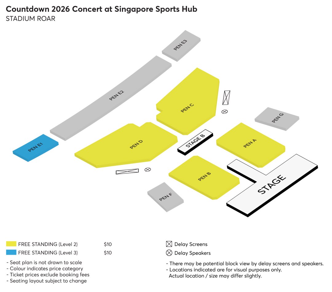 Countdown 2026 Concert Tickets (3 tickets), Tickets & Vouchers, Event ...