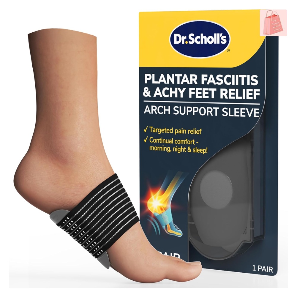DS Plantar Fasciitis and Achy Feet Relief Arch Support Sleeve , Health ...