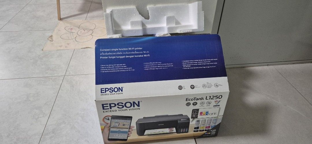 Epson EcoTank L1250 Printer - Brand New, Computers & Tech, Printers ...