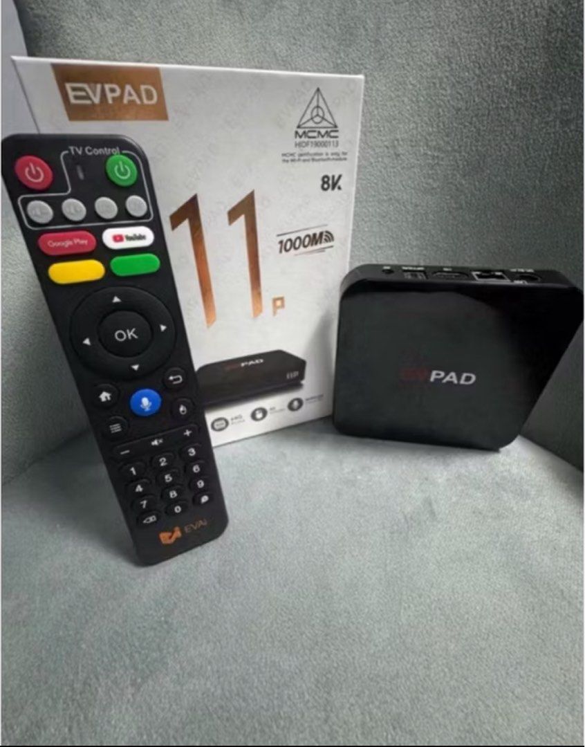 EVPAD 11P/11S - Android TV box latest 2025 version, TV & Home ...
