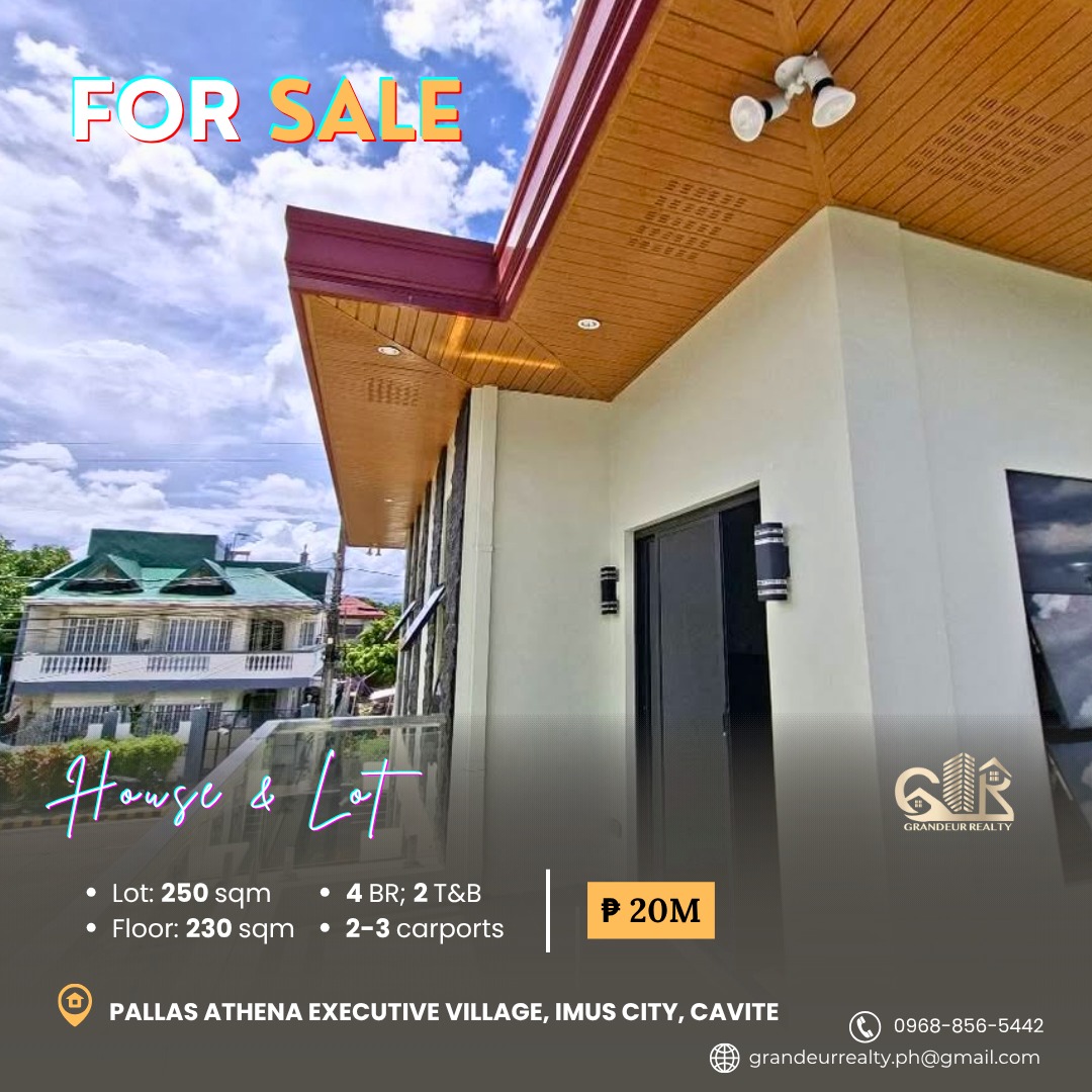 For Sale: House & Lot located at Pallas Athena Executive Village, Imus ...