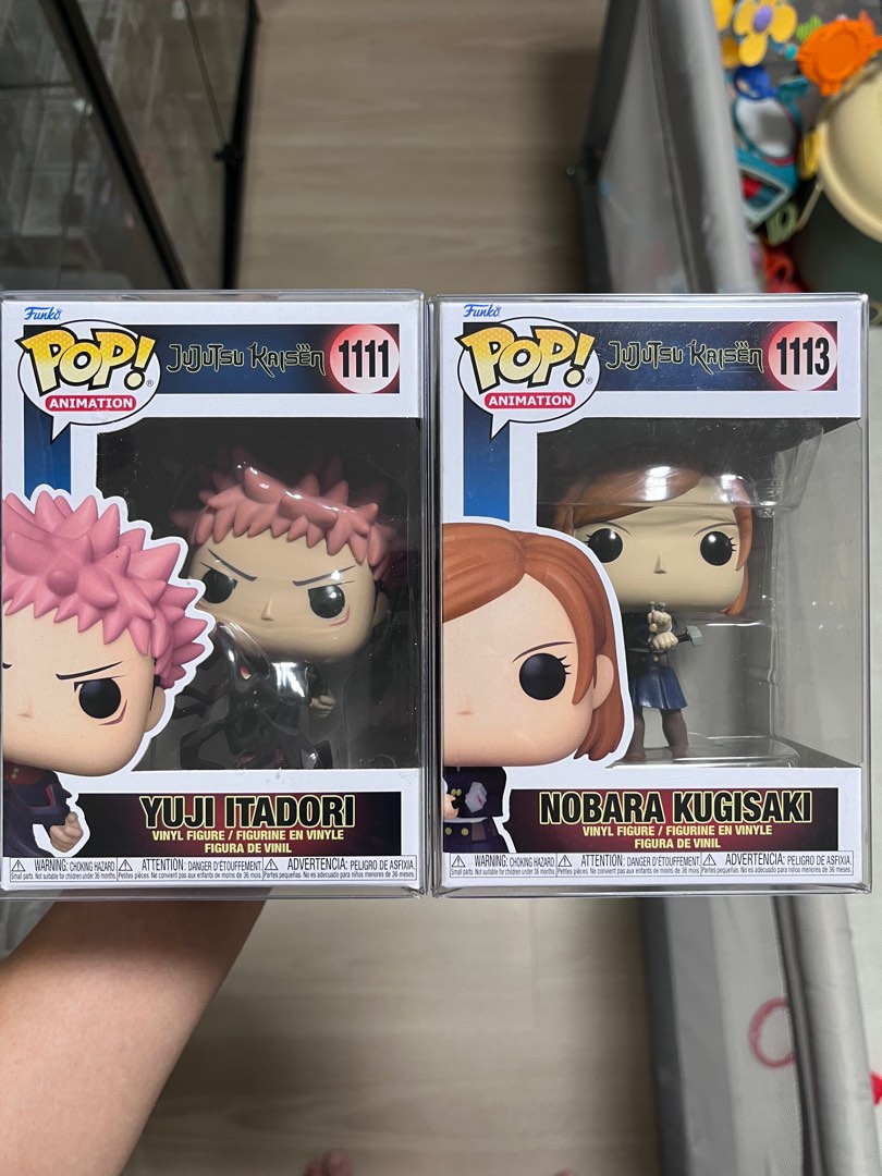 Funko Pop! Jujutsu Kaisen - Yuji Itadori [#1111] & Nobara Kugisaki ...