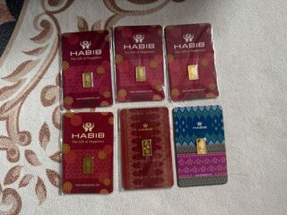 HABIB 1g Gold Bar 999.9, Luxury, Accessories on Carousell