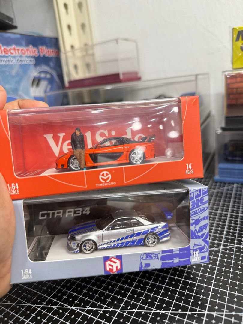 Han RX7 & Brian R34, Hobbies & Toys, Toys & Games on Carousell