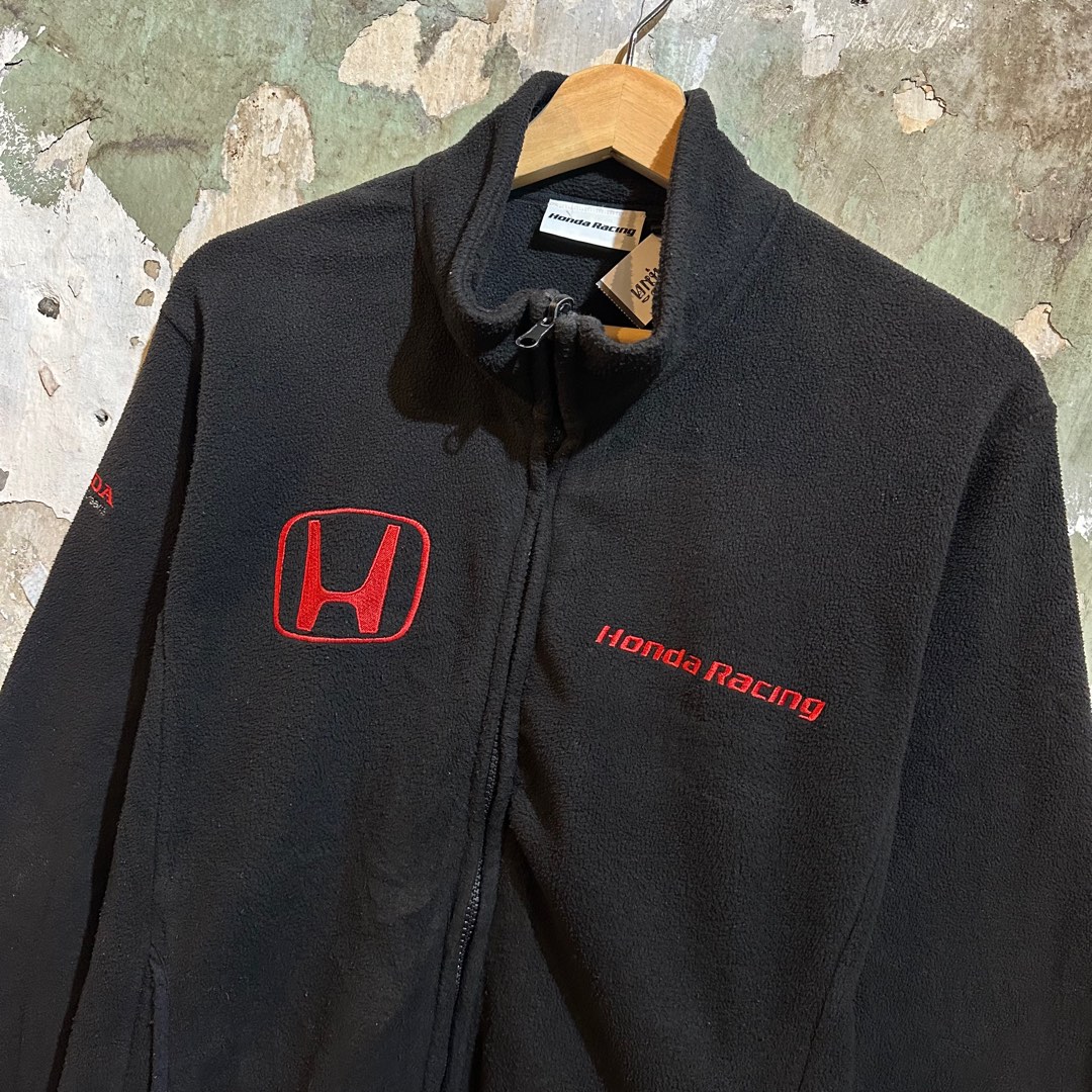 Honda Racing Motorsport Automotive Fleece Jacket, Men's Fashion, Coats ...