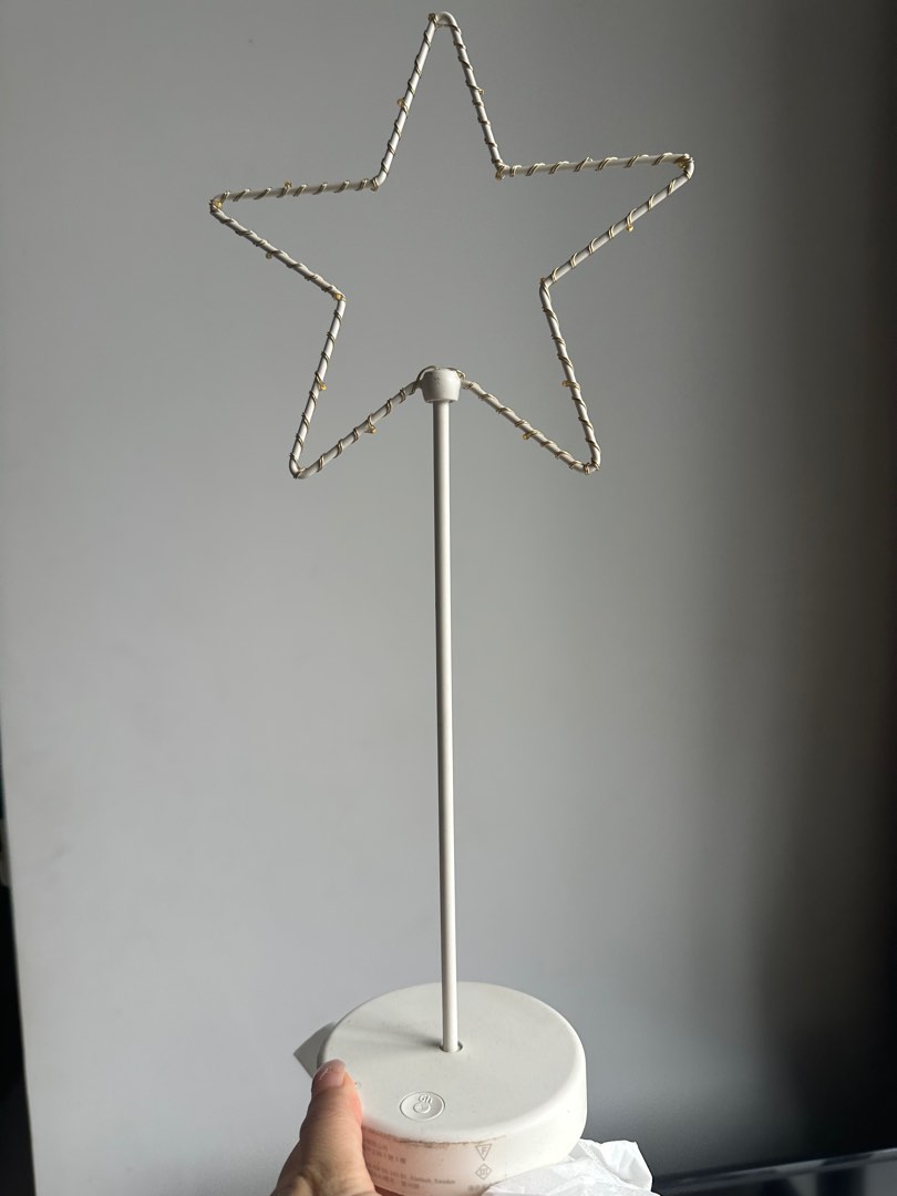 IKEA Stråla LED Star Light, Furniture & Home Living, Lighting & Fans ...