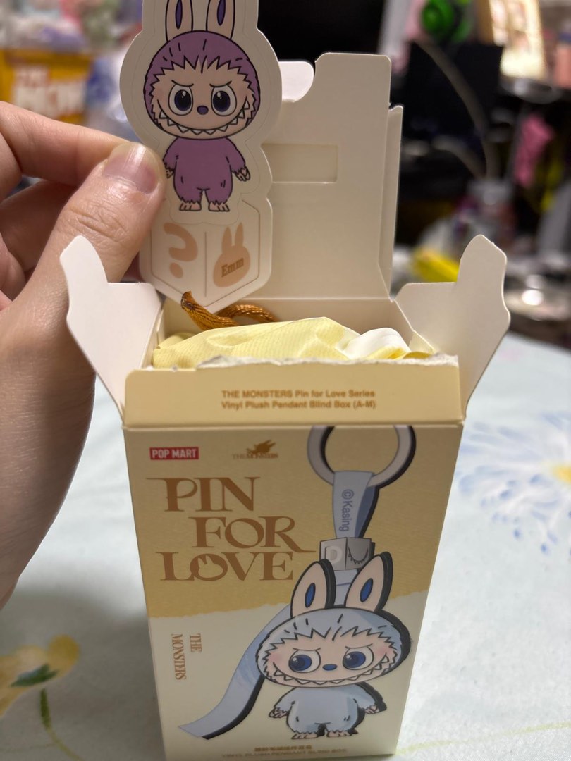 Labubu Pin for Love Series Blind Box, Hobbies & Toys, Toys & Games on ...