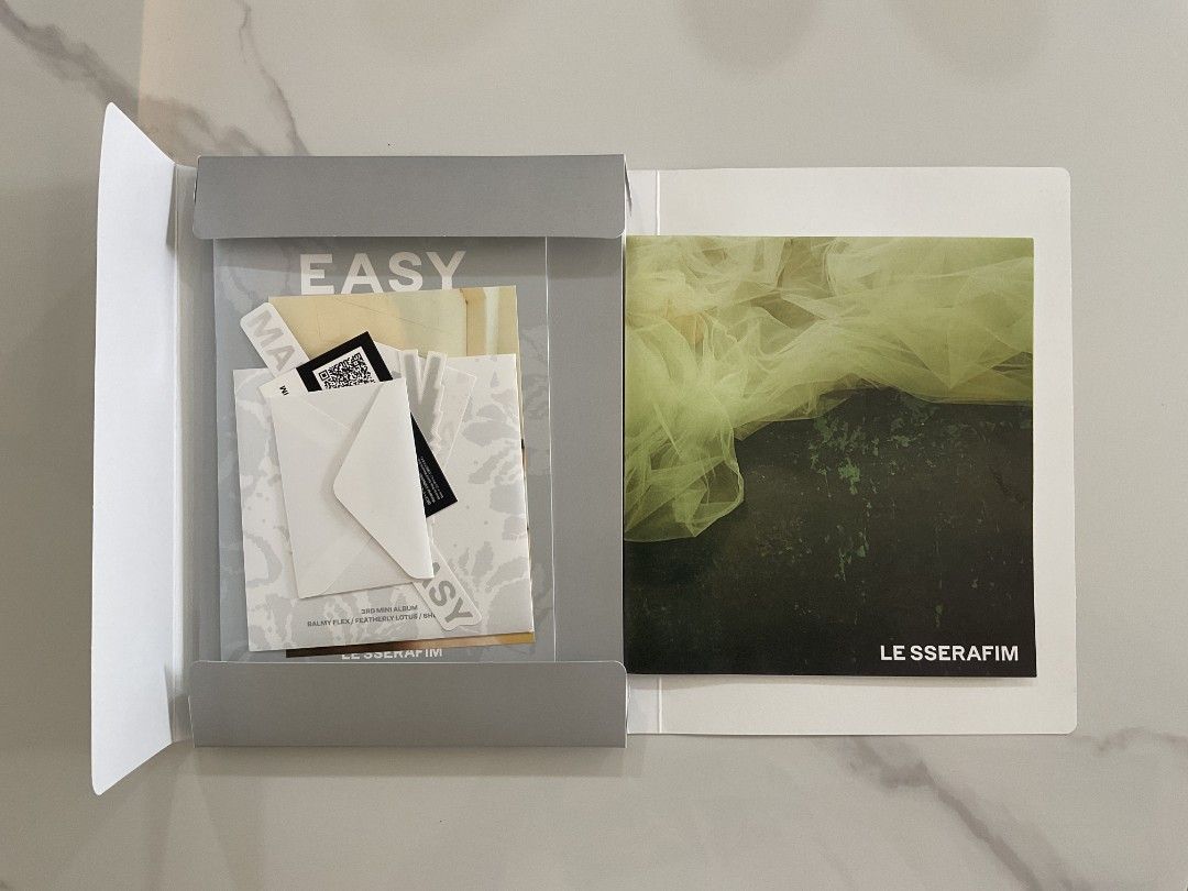 LE SSERAFIM - EASY 3rd Mini Album, Vol.3 Sheer Myrrh, Hobbies & Toys ...