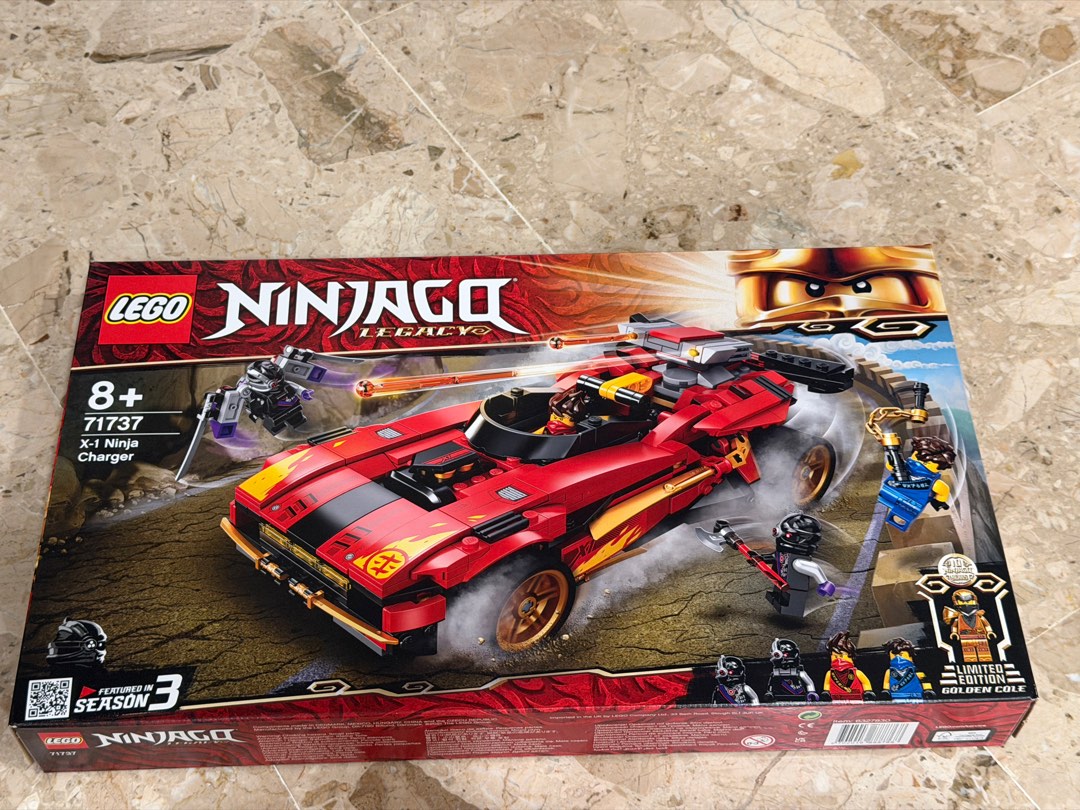 LEGO Ninjago Legacy X-1 Ninja Charger 71737 - NO Golden Cole Minifigure ...