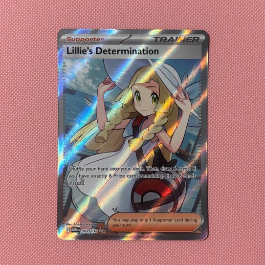 Lillie’s Determination 169/132 Full Art Trainer Mega Evolutions Pokemon ...