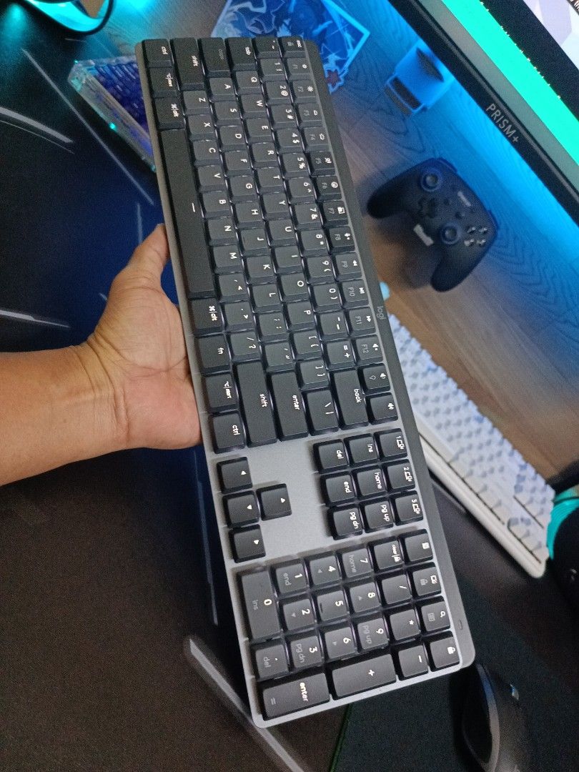Logitech MX Mechanical Full Keyboard ( Tactile ) Wireless.😊Superb² New ...