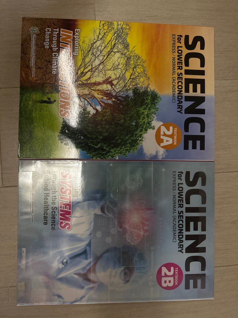 Lower Secondary Science Textbooks 2A & 2B, Hobbies & Toys, Books ...