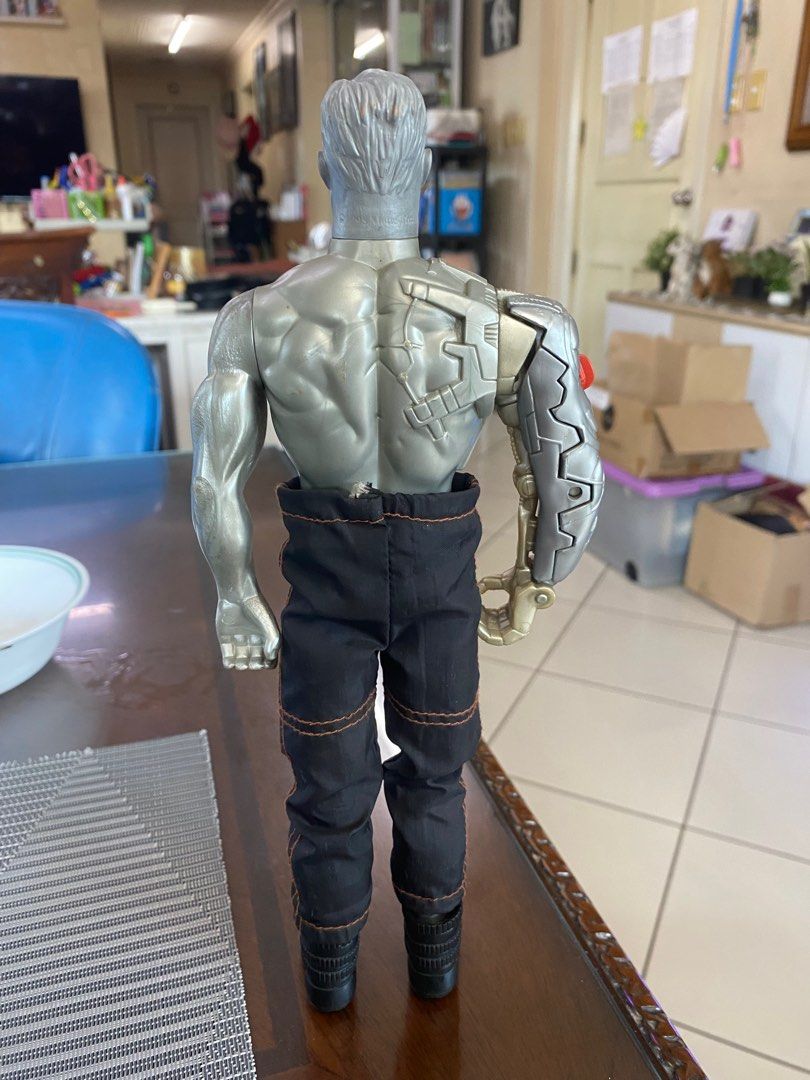 Max Steel Psycho Cyborg Silver 12" Mattel 1998 Vintage Action Figure ...