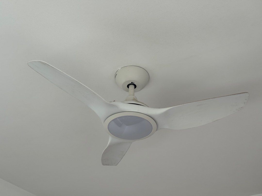 Midea Ceiling Fan with LED Light and Remote Control, Furniture & Home ...