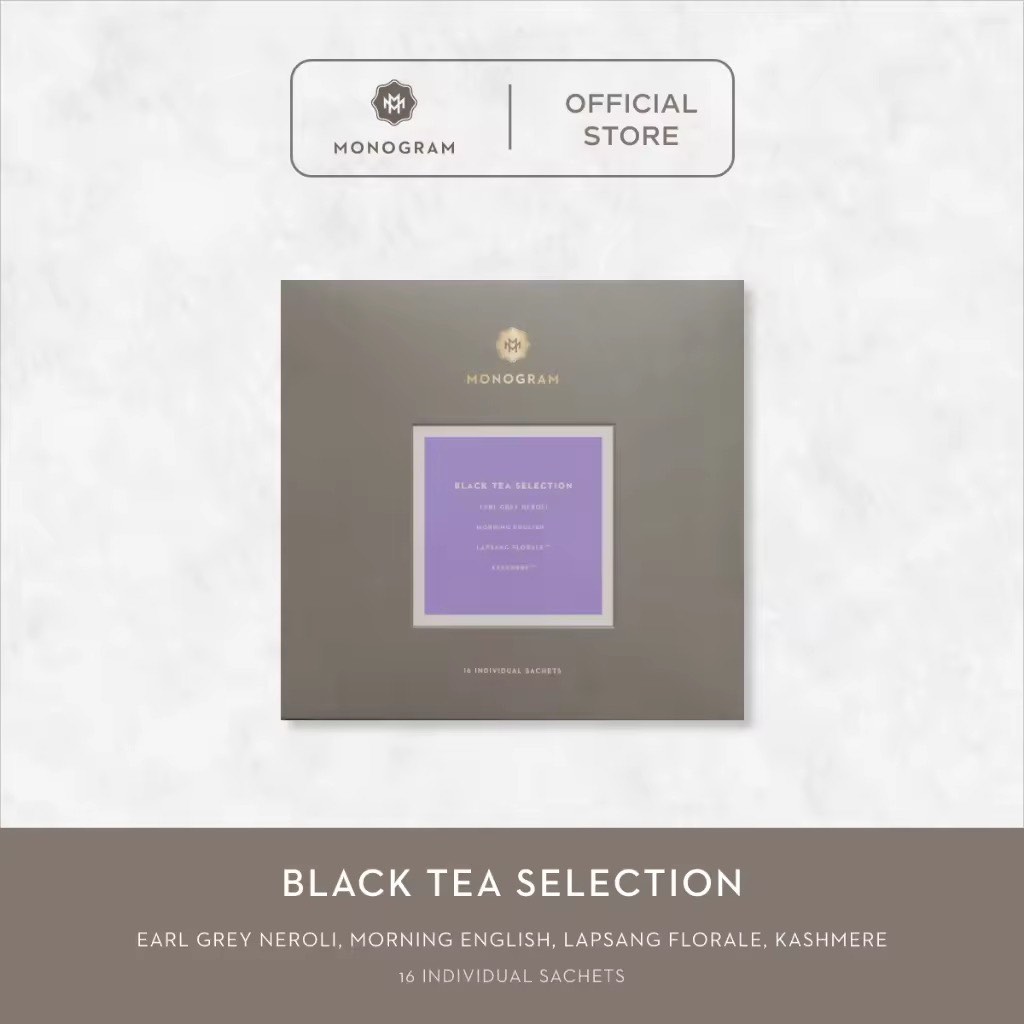 Monogram Black Tea Selection - 16 Sachets, Food & Drinks, Beverages on ...