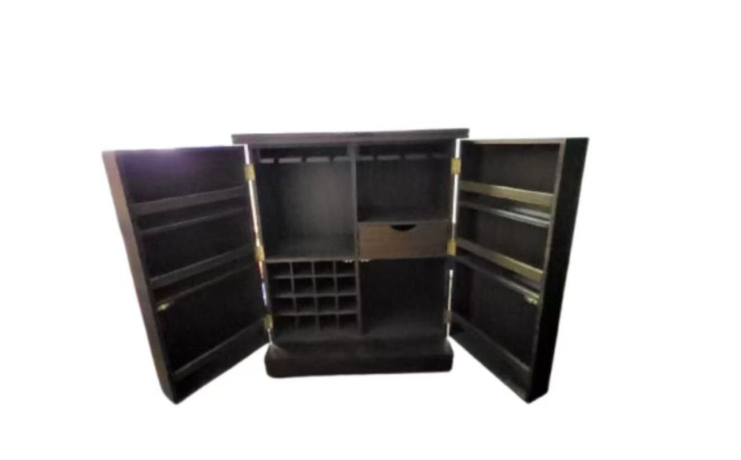 Moveable Bar Cabinet - Perfect for Home & Party!, Furniture & Home ...