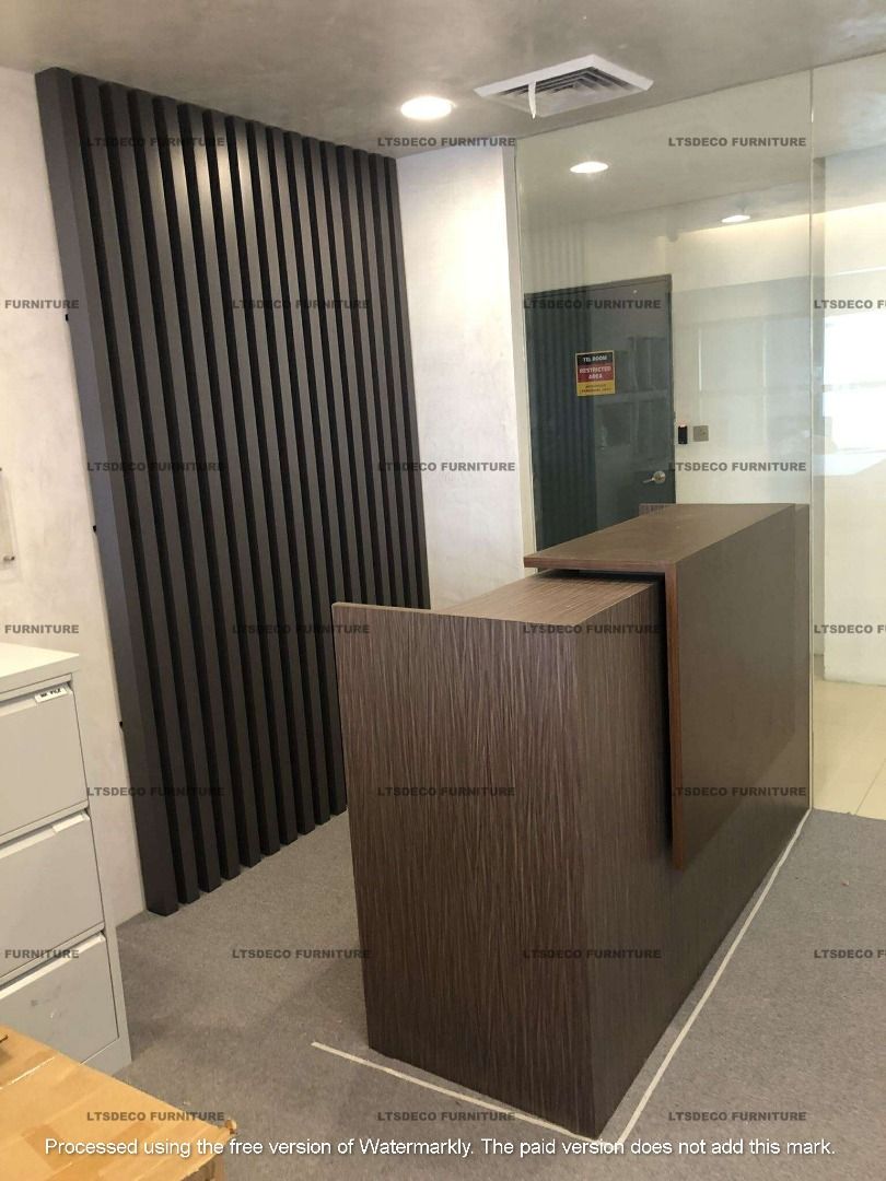 new counter table laminated finish office partitions, Furniture & Home ...