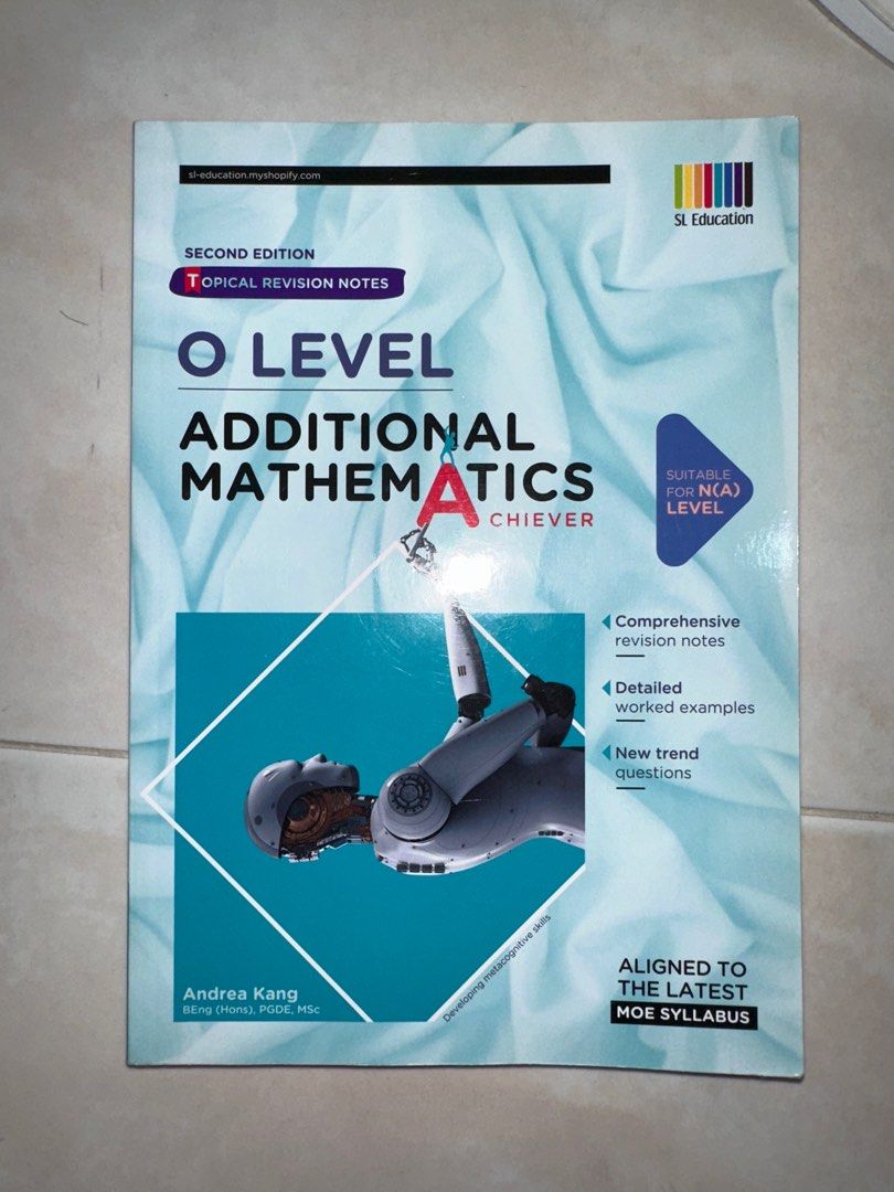O Level Additional Mathematics Achiever Topical Revision Notes, Hobbies ...